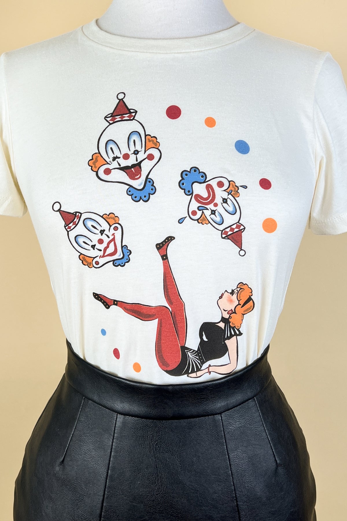 Boppin’ Big Top Tee in Ivory | Mischief Made