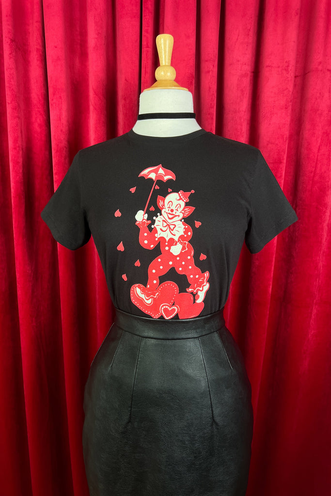 Fool for Love Fitted Tee in Black | Mischief Made