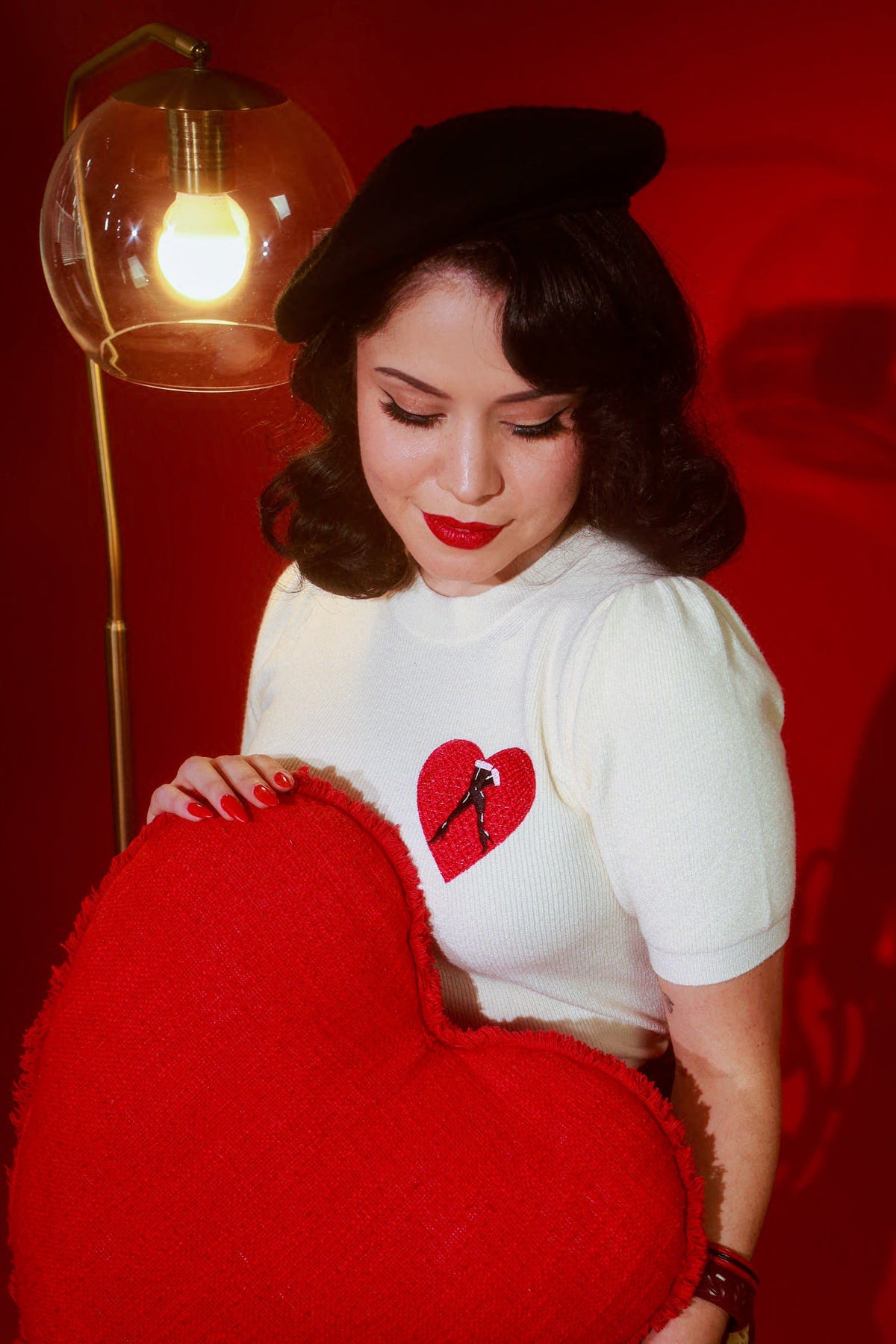 Step Into Love Short Sleeve Sweater in Ivory | Mischief Made