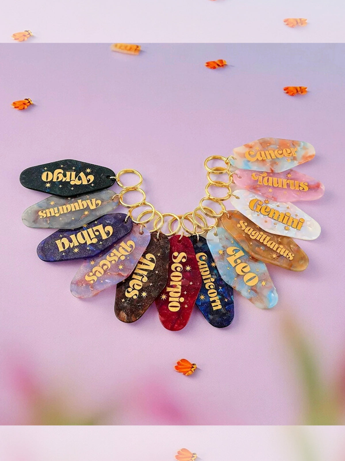 Taurus Keychains Zodiac Sign | Mischief Made