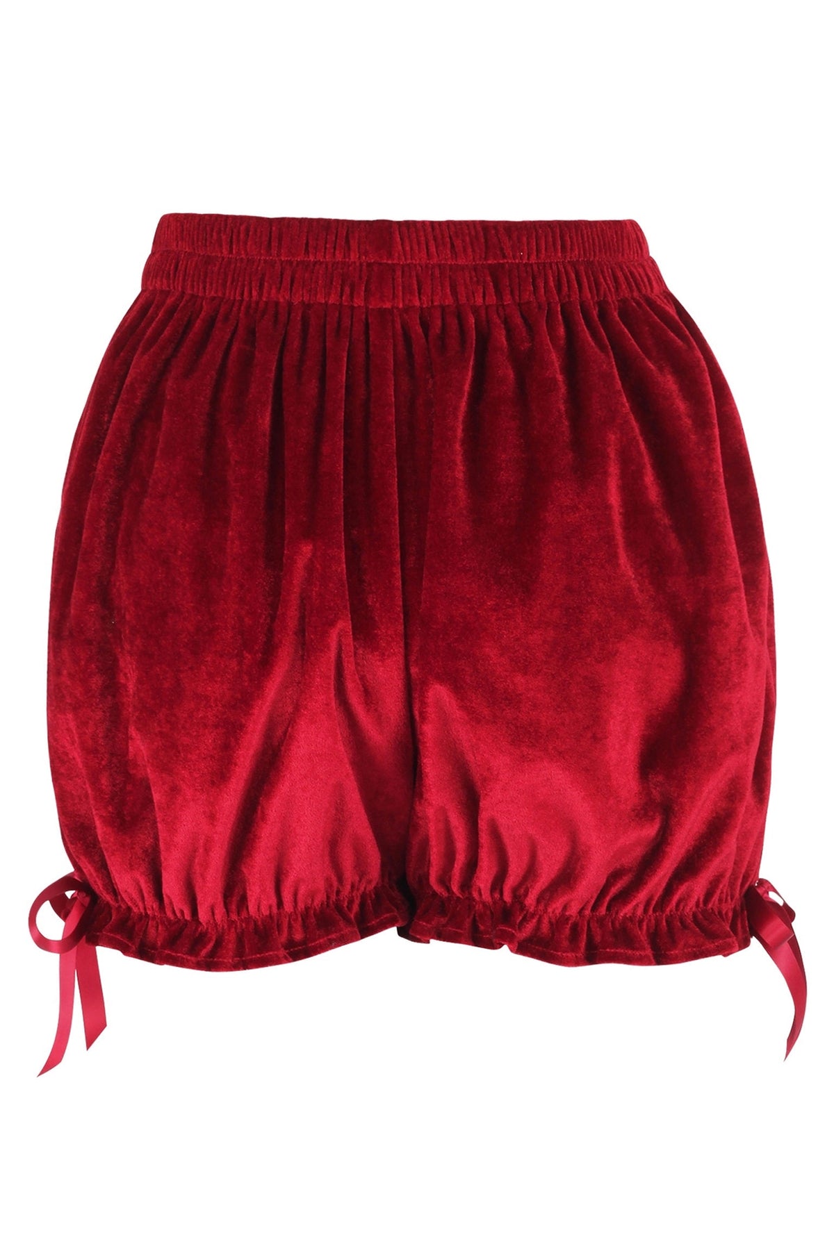 Dark Red Velvet Bloomers | Mischief Made