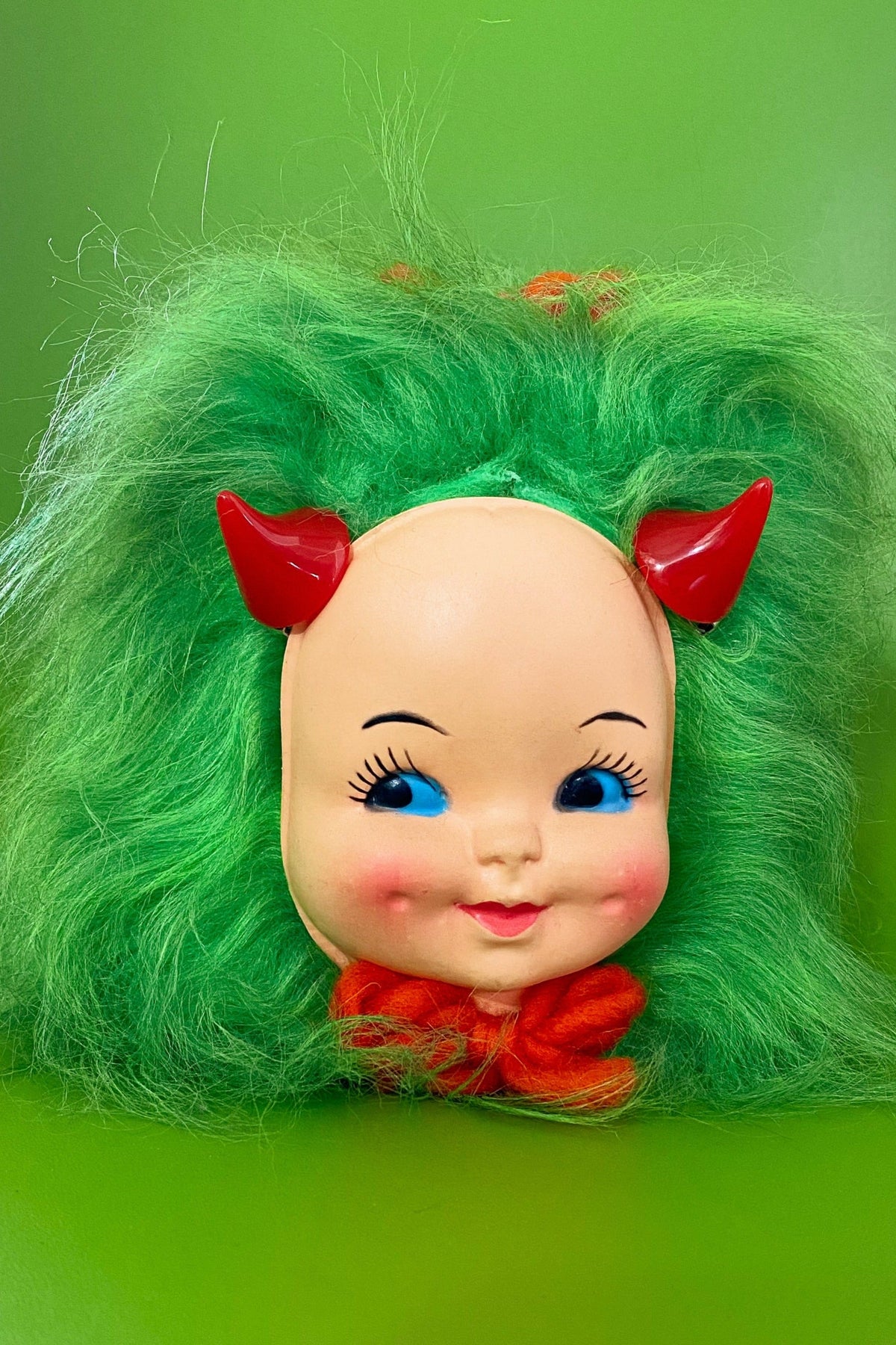 Devil horn hair clips in Red | Mischief Made